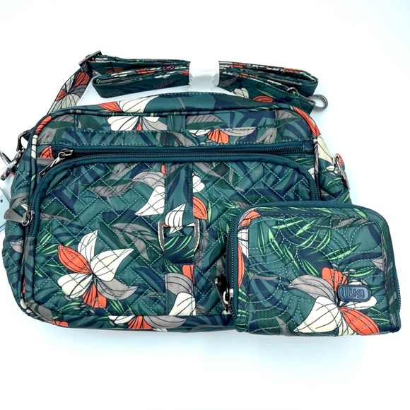 lug | Bags | Lug Lily Teal Bundle Carousel Xl Crossbody Splits Wallet ...